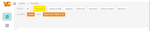 How to manage you orders VC - Jumia VendorHub KE
